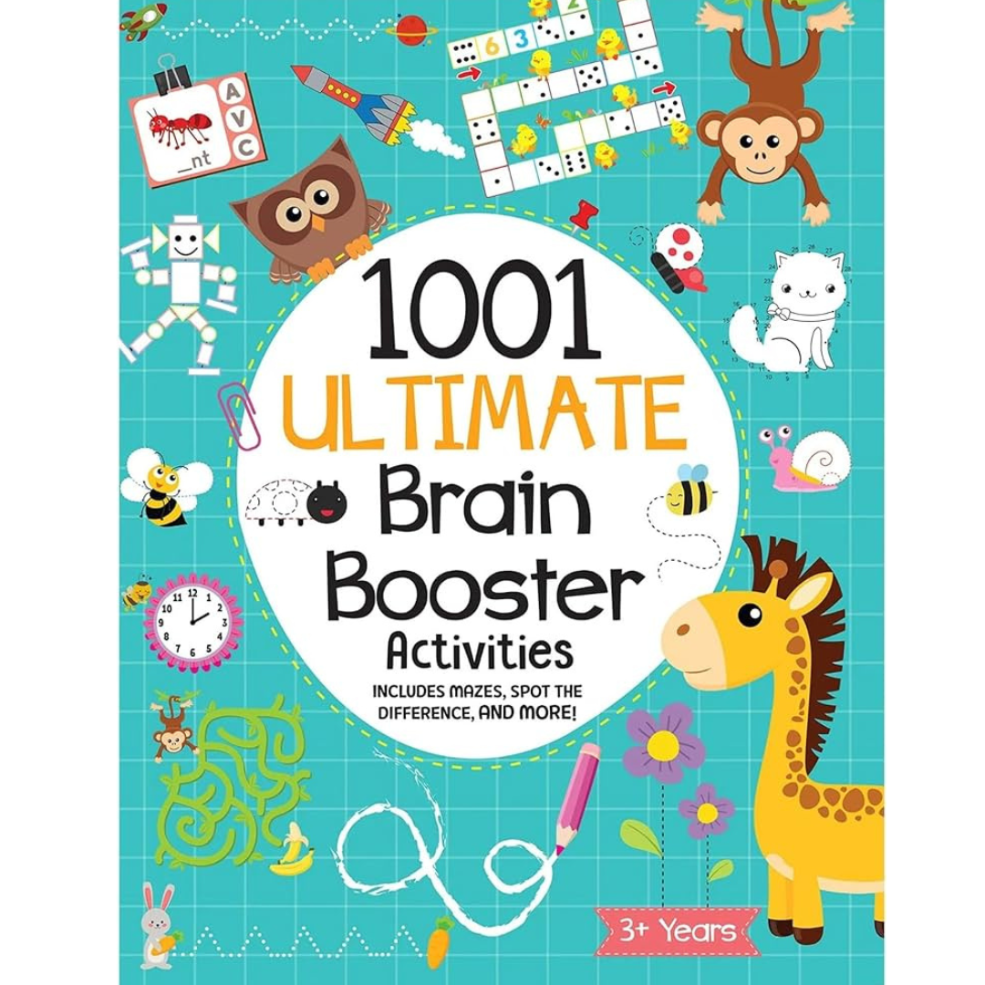 1001 Ultimate Brain Booster Activities for 4+ Years Old Kids |Enhance ...