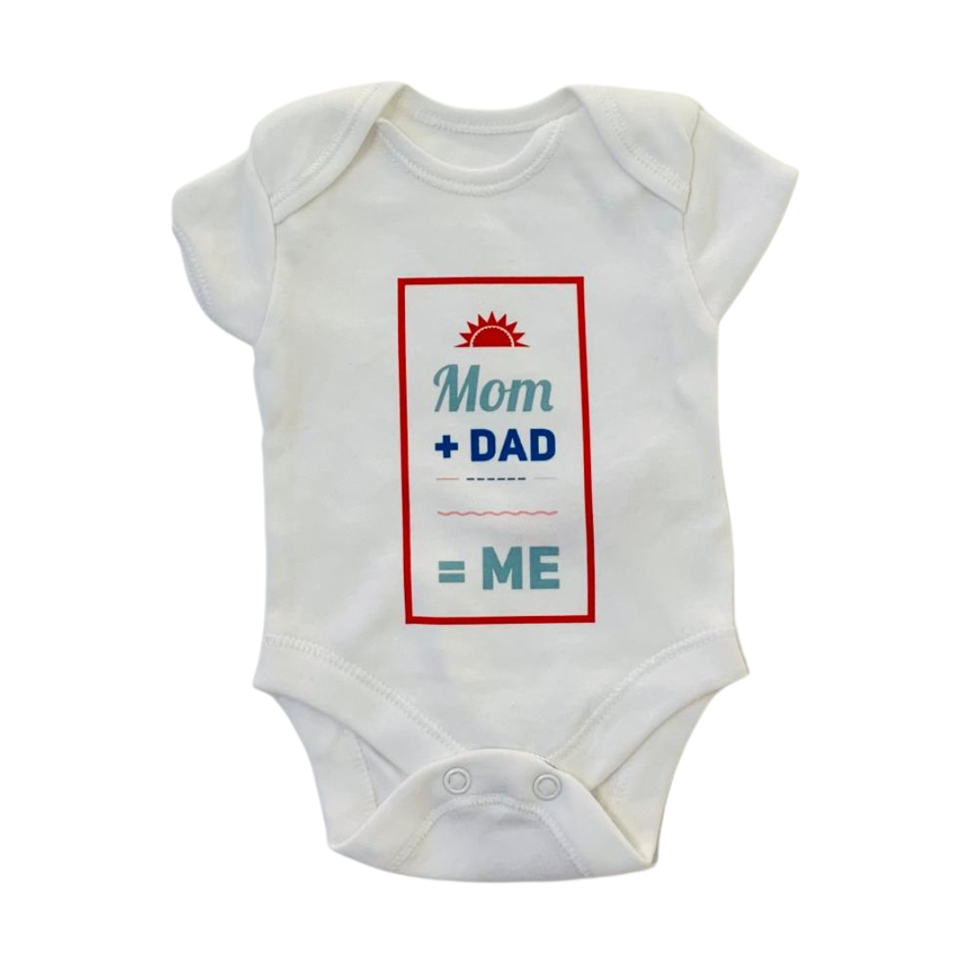 Mom + Dad = Me Onsie – True