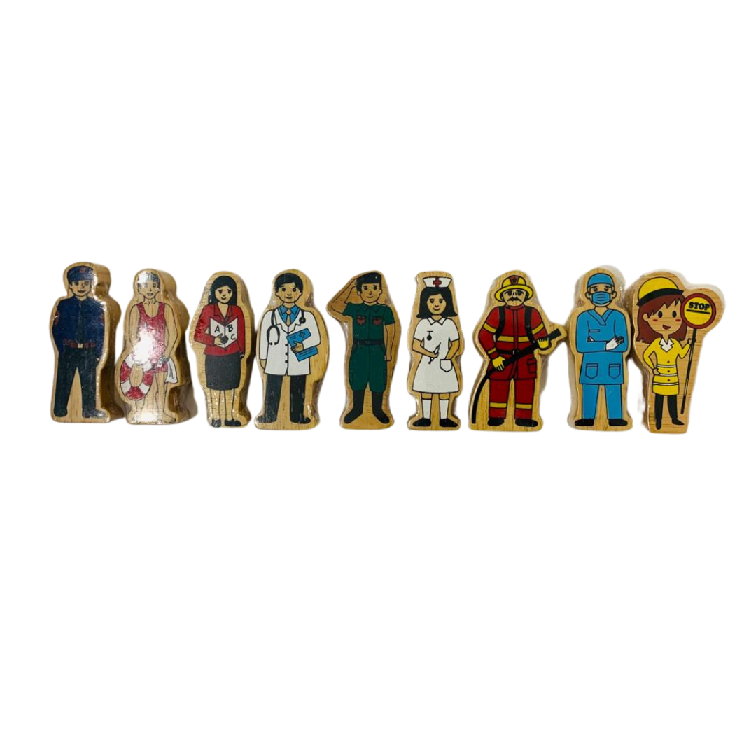 Occupation Human Figures Wooden Toys – True