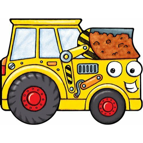 Vehicle Shaped: Digger (Wheelie Sounds) [Board Book] – True